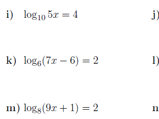 Logarithmic equations Bundle | Teaching Resources