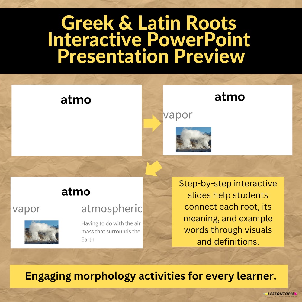 Greek and Latin Roots Vocabulary Activities | List #18 | Prefixes ...