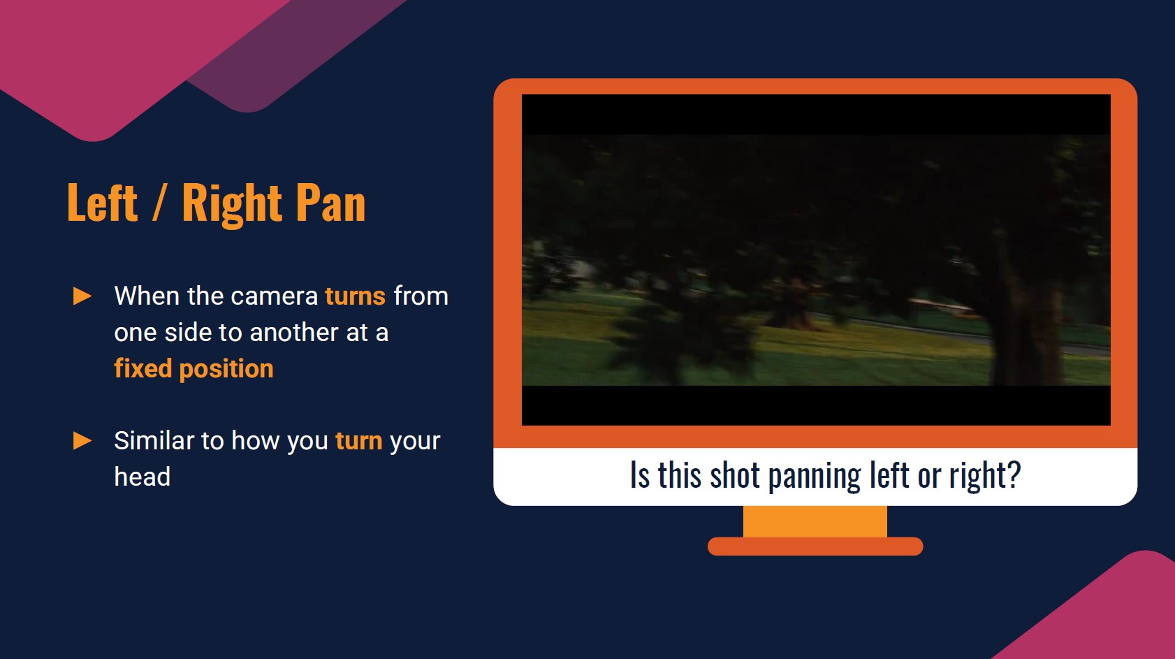 Percy Jackson – Camera Movements Cinematic Film Techniques | Teaching ...