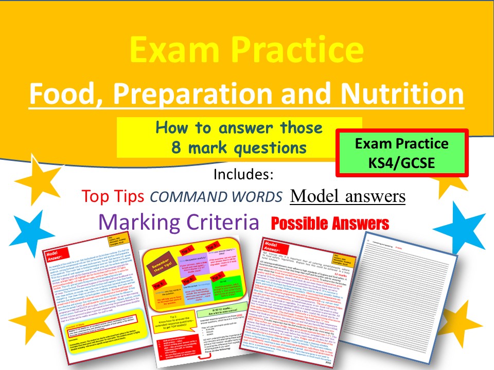 Food Preparation and Nutrition Coursework Guidance & Exam Preparation ...