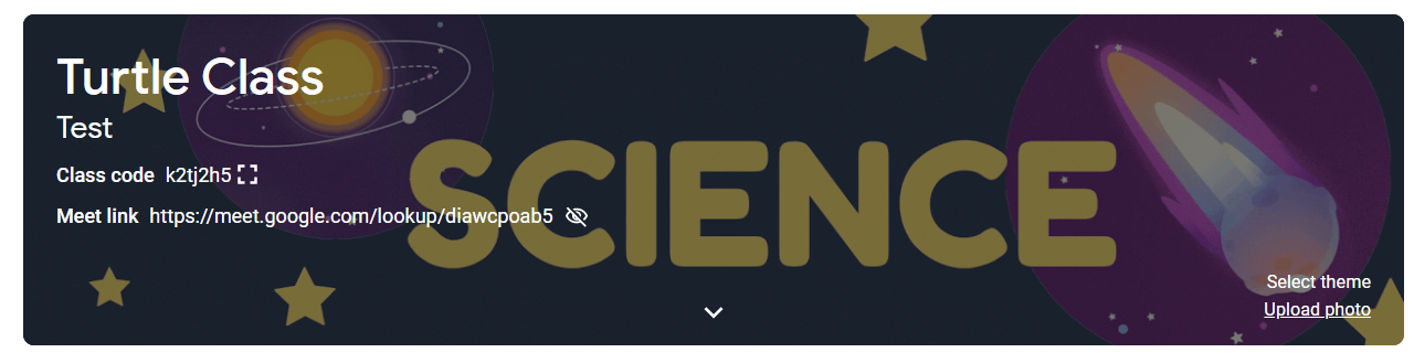 Science Google Classroom animated headers banners | Teaching Resources
