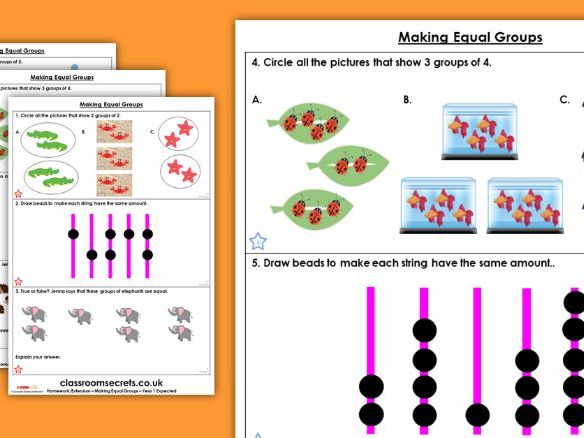 year-1-making-equal-groups-summer-block-1-maths-homework-extension