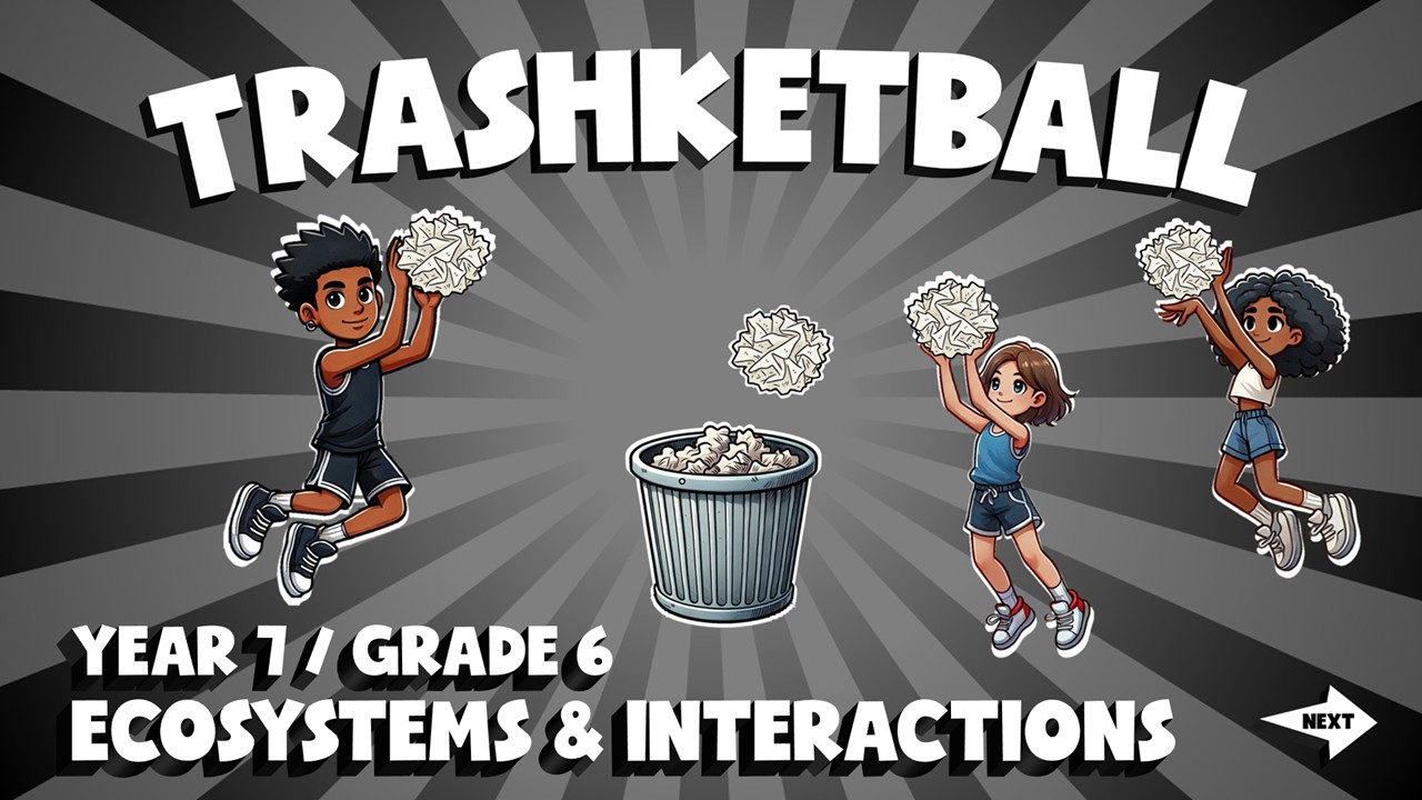 Ecosystems & Interactions TRASHKETBALL Science Game | No-Prep Year 7 ...