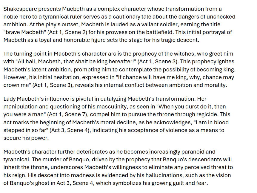 AQA Macbeth, Themes and Model Answer and Detailed Character Analysis ...