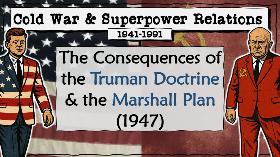 Truman Doctrine & Marshall Plan - Cold War - GCSE History Edexcel ...
