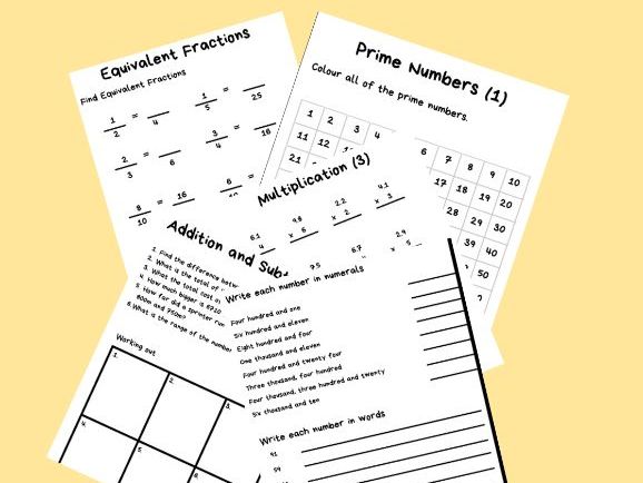 Numeracy Summer Revision Pack: Number Focus | Teaching Resources