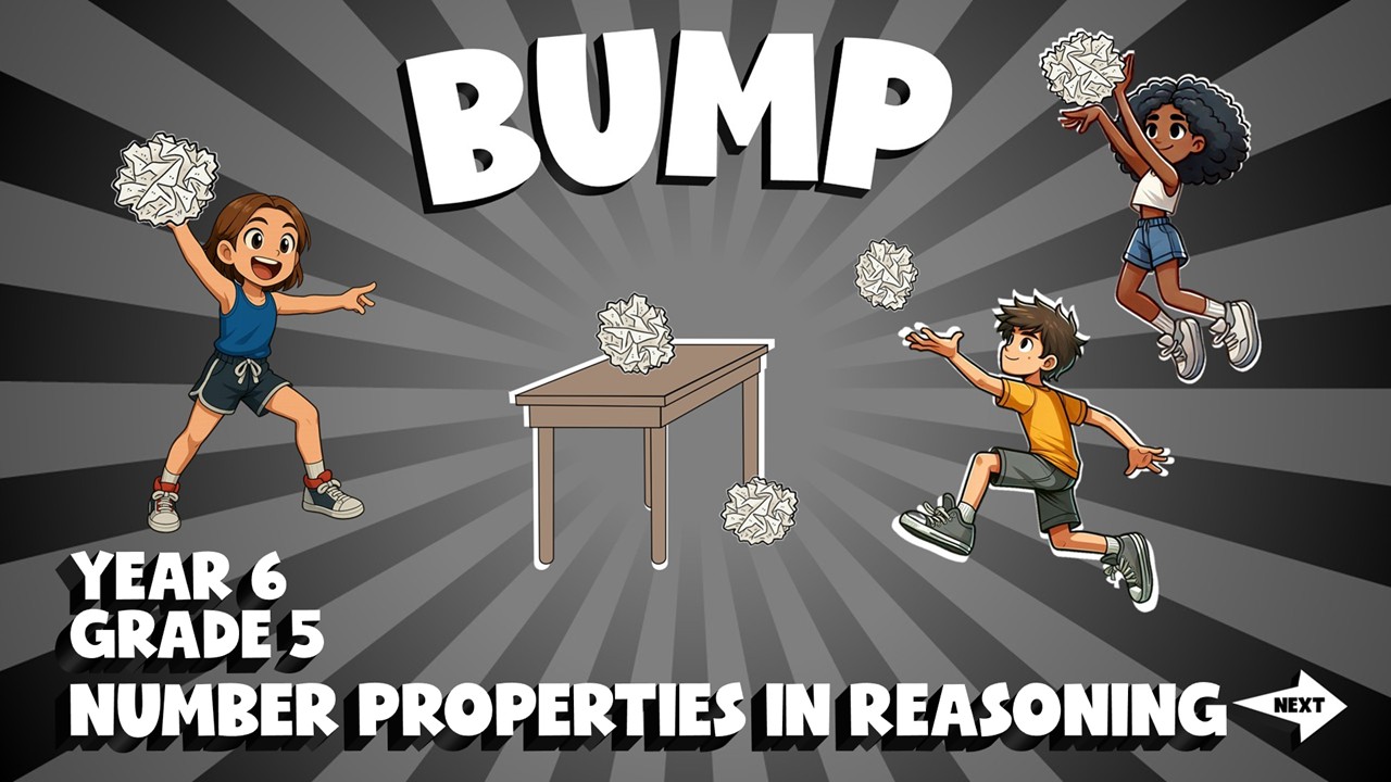 Number Properties in Reasoning BUMP Maths Game | No-Prep Year 6 Review ...