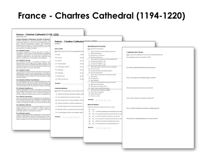 France - Chartres Cathedral (1194-1220) | Teaching Resources