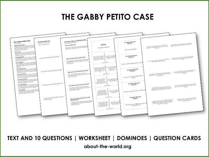 The Gabby Petito Case | Teaching Resources