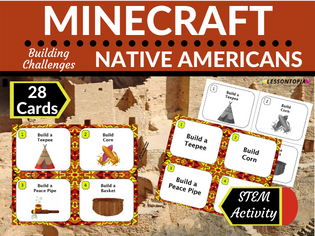 Minecraft Challenges | Native American | STEM Activities | Teaching ...