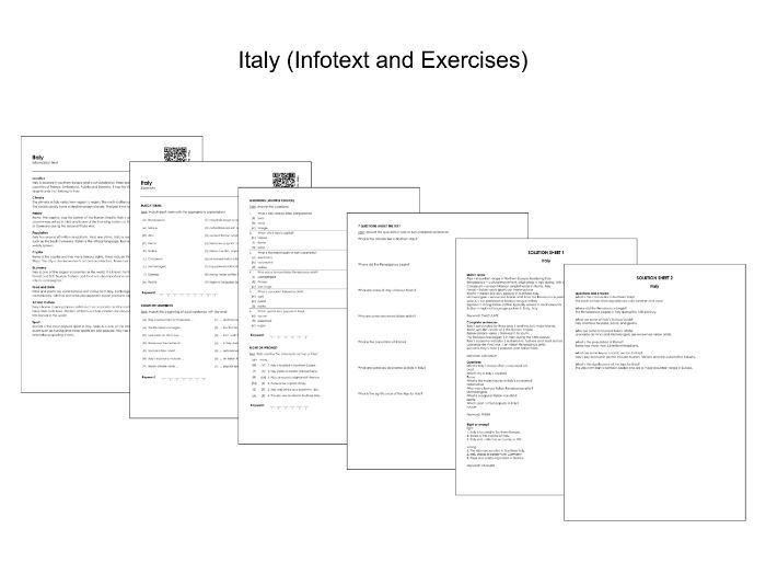 Italy (Infotext and Exercises) | Teaching Resources