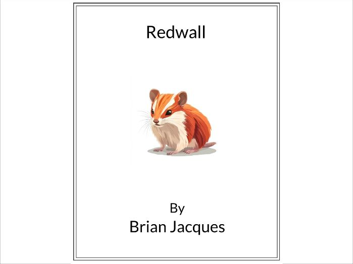 Redwall by Brian Jacques - (Lesson Plan) | Teaching Resources
