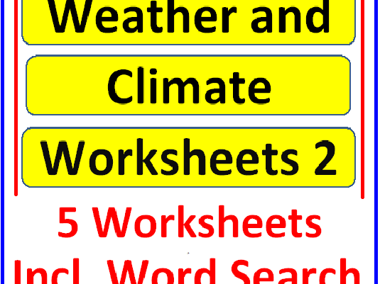 Weather And Climate Worksheets 2 5 Worksheets Incl Word Search weather-and-climate-worksheets-2-5-worksheets-incl-word-search