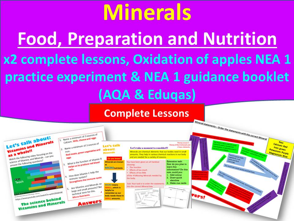 Food, Preparation and Nutrition | Teaching Resources