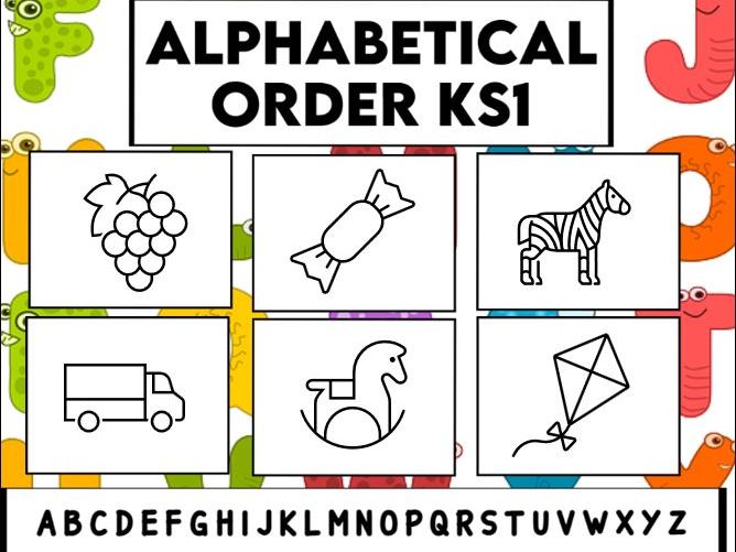Alphabetical Order Worksheets KS1 Teaching Resources