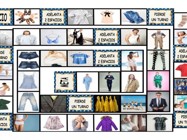 Clothing and Fashion 6 Spanish Photo Game Bundle | Teaching Resources