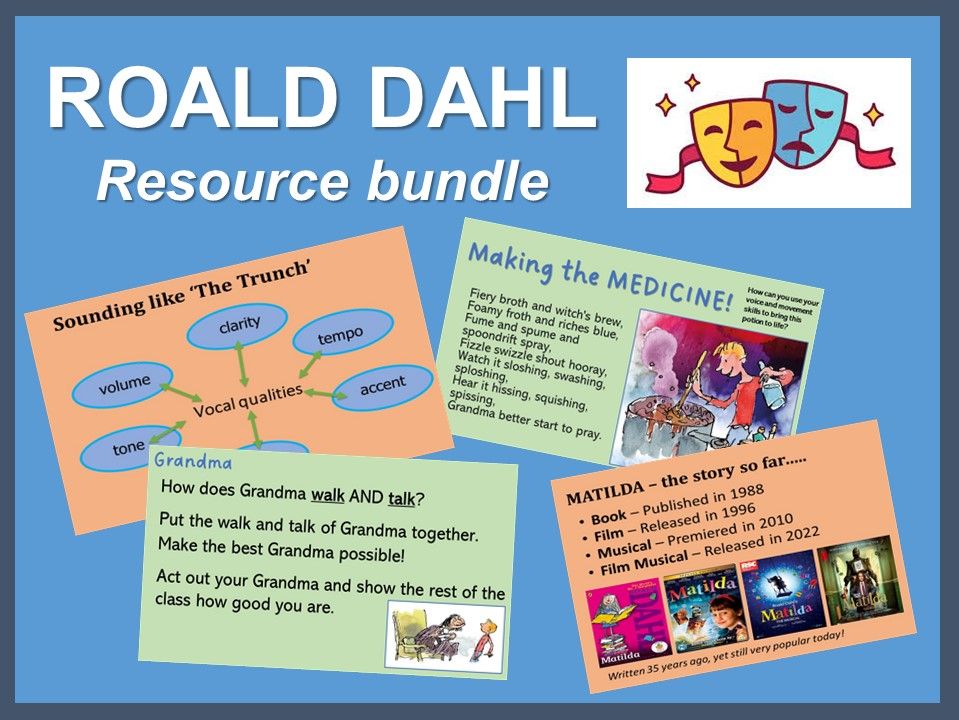 ROALD DAHL Drama bundle: Matilda, George's Marvellous Medicine and Quiz ...