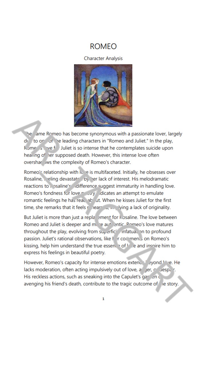 SHAKESPEARE - CHARACTER ANALYSIS - ROMEO MONTAGUE | Teaching Resources