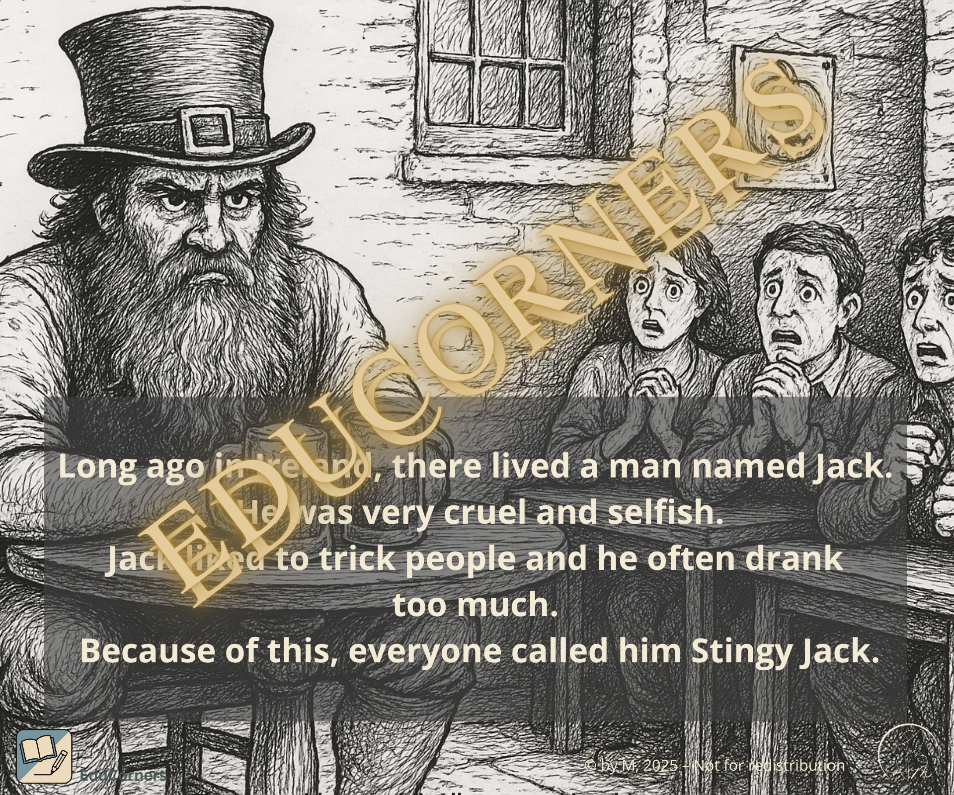 Stingy Jack | Halloween Story Mini Book (A5 Reader for KS1–KS2, EAL ...