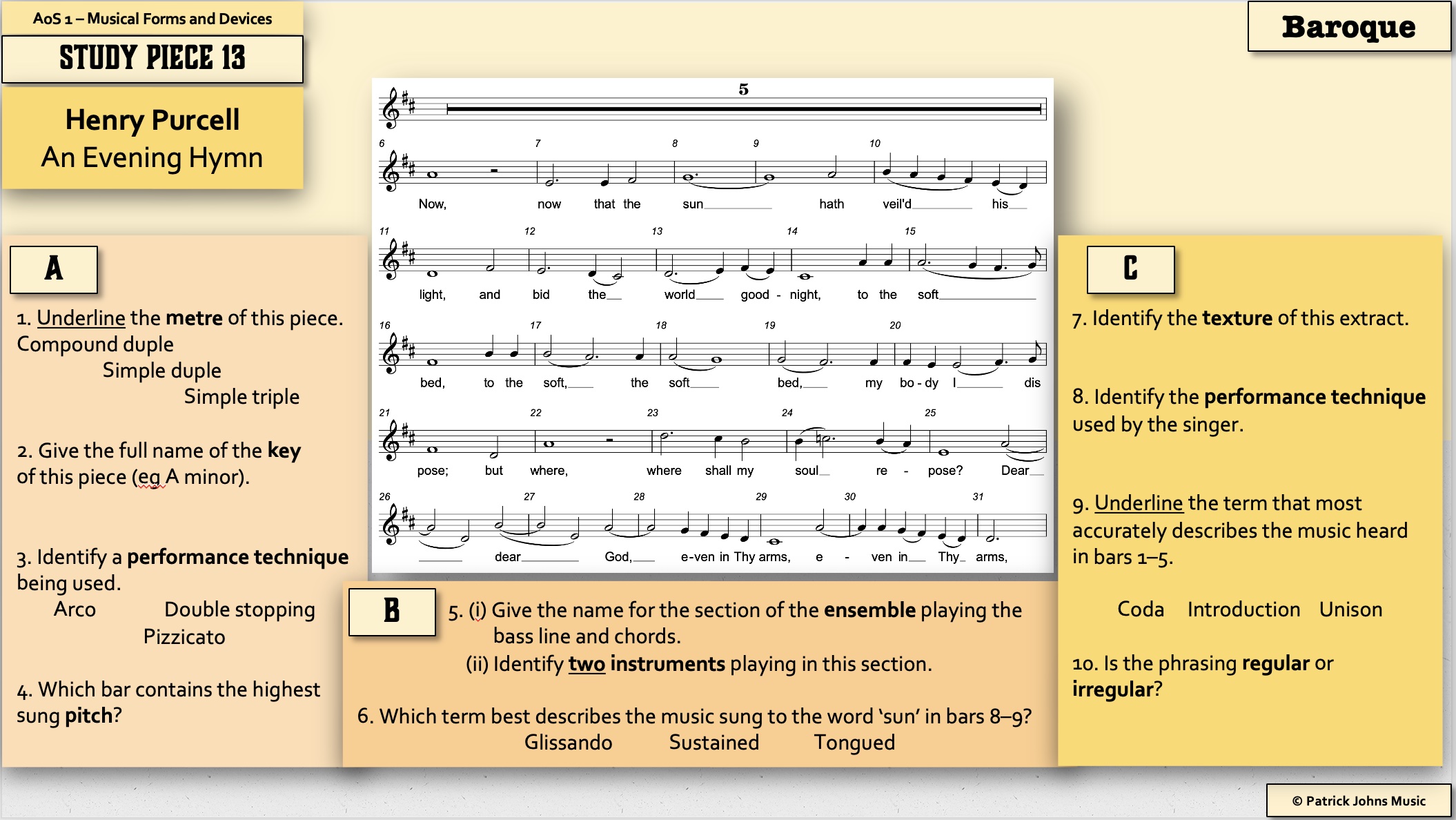 Eduqas GCSE Music - AoS 1 - Musical Forms and Devices [Part II] - SIX LESSONS* | Teaching Resources