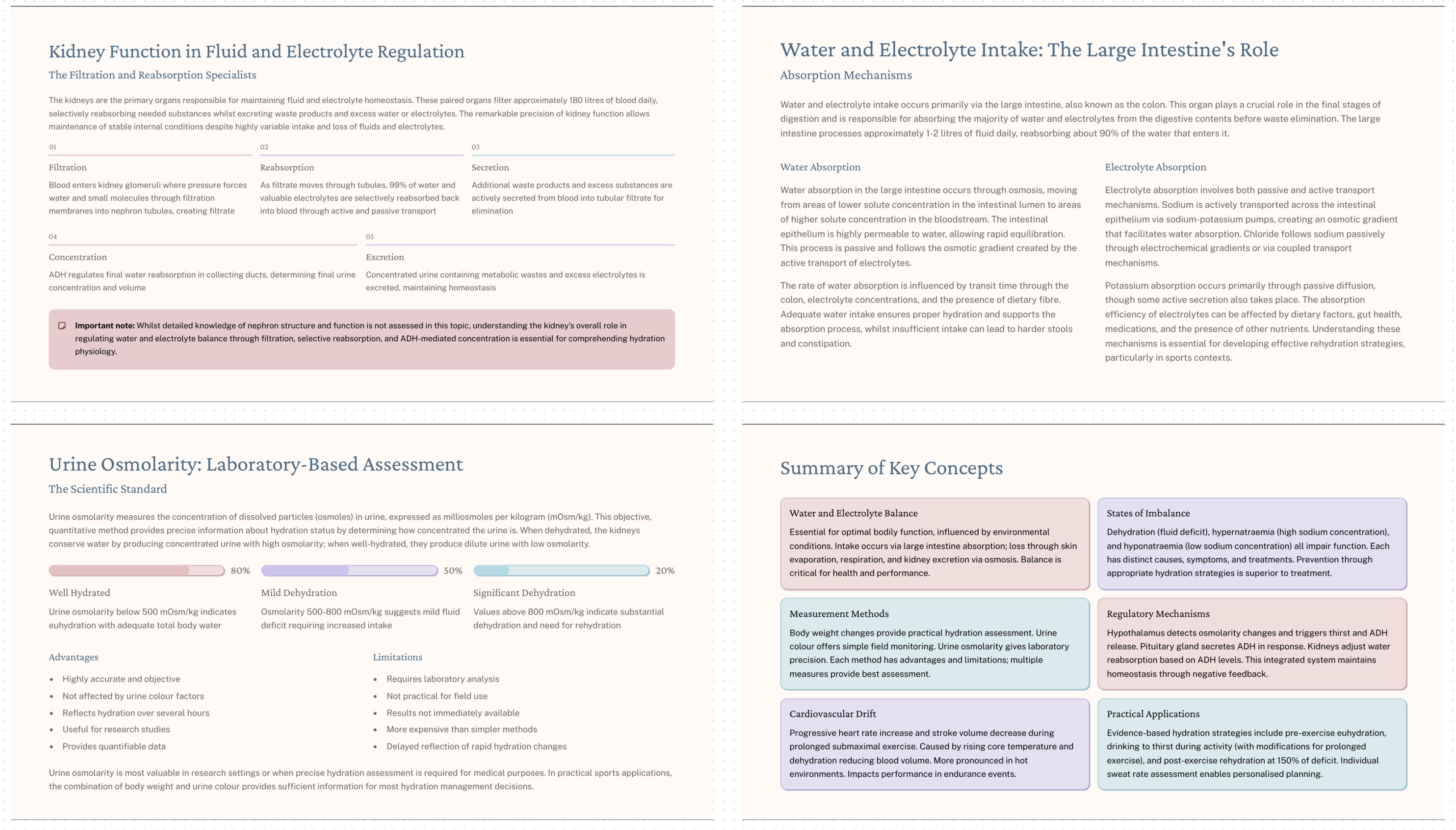IB SEHS A2.1: Water & Electrolyte Balance Teaching Notes & Revision ...