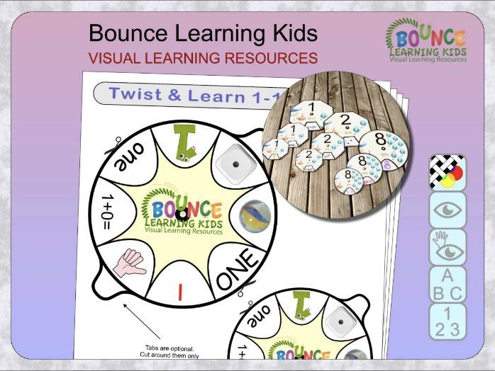 Twist & Learn number wheels: Circles (small) by BounceLearningKids ...