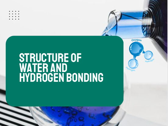 AP Biology Unit 1: Structure of water and Hydrogen Bonding | Teaching ...