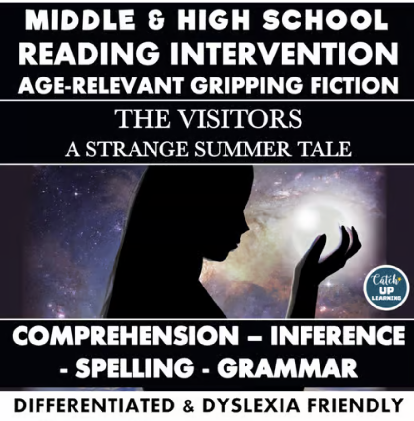 Reading Comprehension Passages Short Stories for Older Reluctant ...