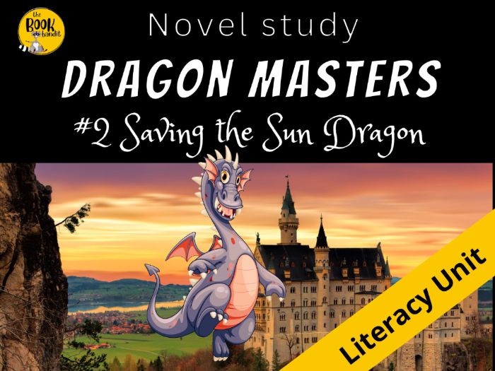 DRAGON MASTERS #2 Saving the Sun Dragon NOVEL STUDY and Literacy Unit ...