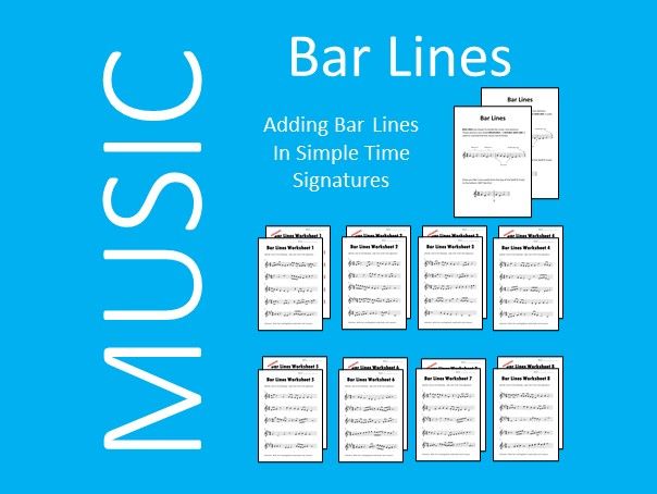 Bar Lines in Simple Time Signatures | Teaching Resources