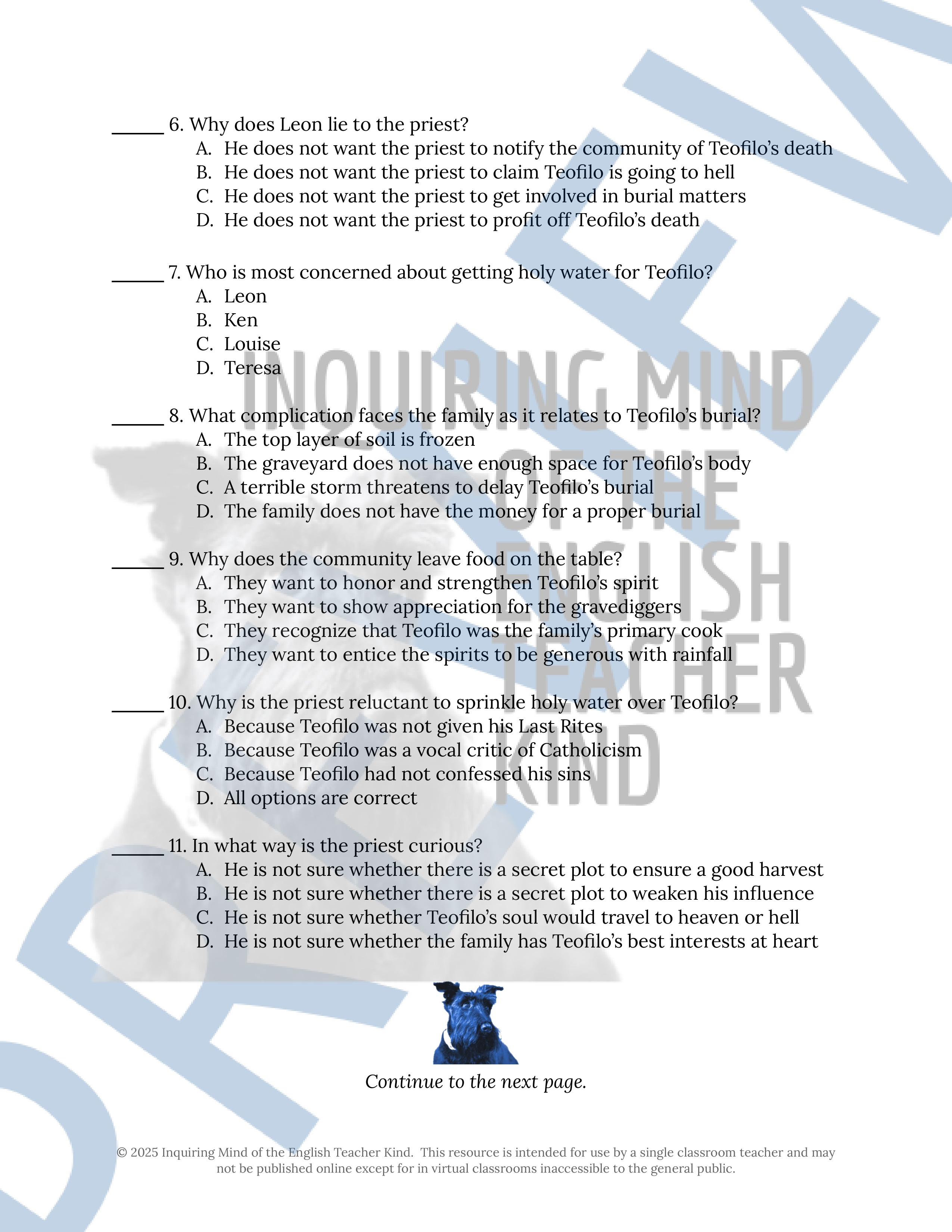 "The Man to Send Rain Clouds" by Leslie Marmon Silko Quiz and Answer ...