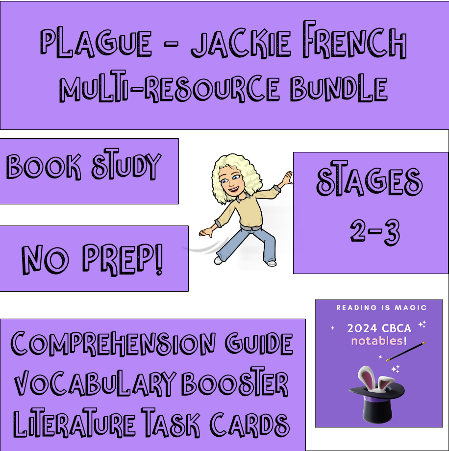 Plague - Jackie French - Resource Bundle - Stages 2-3 - CBCA Notables ...