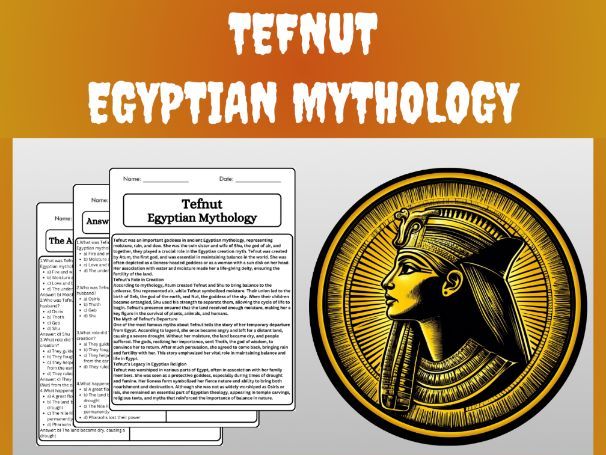 Tefnut - Egyptian Mythology Reading Comprehension Passages & Questions ...