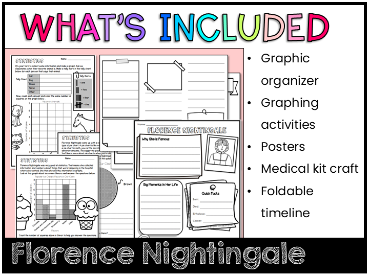 Florence Nightingale Activity Pack Craft, Timeline, Reading | Teaching ...