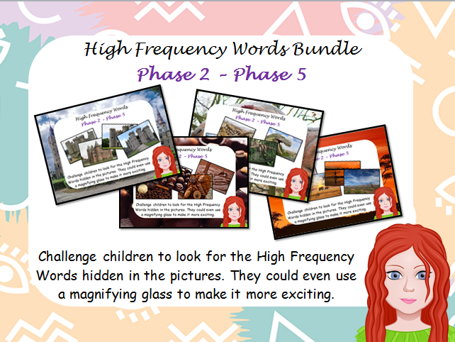 High Frequency Words hidden in pictures | Teaching Resources