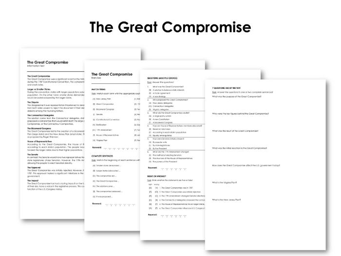 The Great Compromise | Teaching Resources
