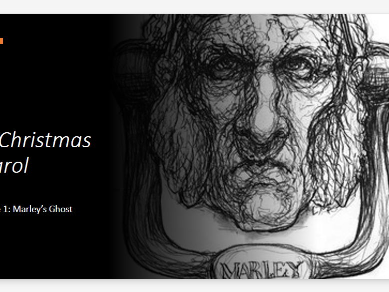 A Lesson on Marley's Ghost in Stave 1 of A Christmas Carol | Teaching ...
