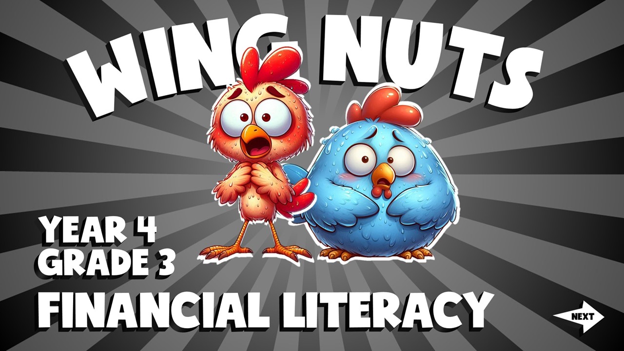 Financial Literacy WING NUTS Maths Game | No-Prep Year 4 Review ...