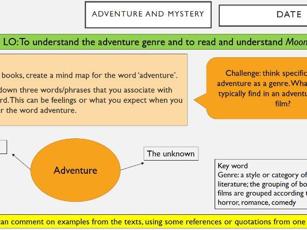 Lesson One - Intro to Adventure and Mystery & 19th Century Fiction ...