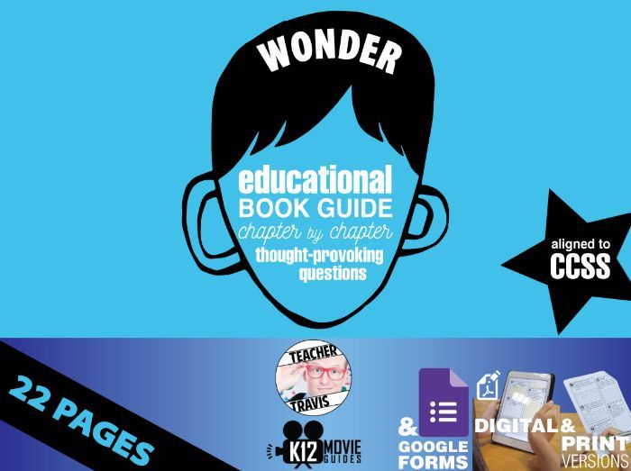 Wonder Book Study Guide - Chapter by Chapter High-Level Questions ...