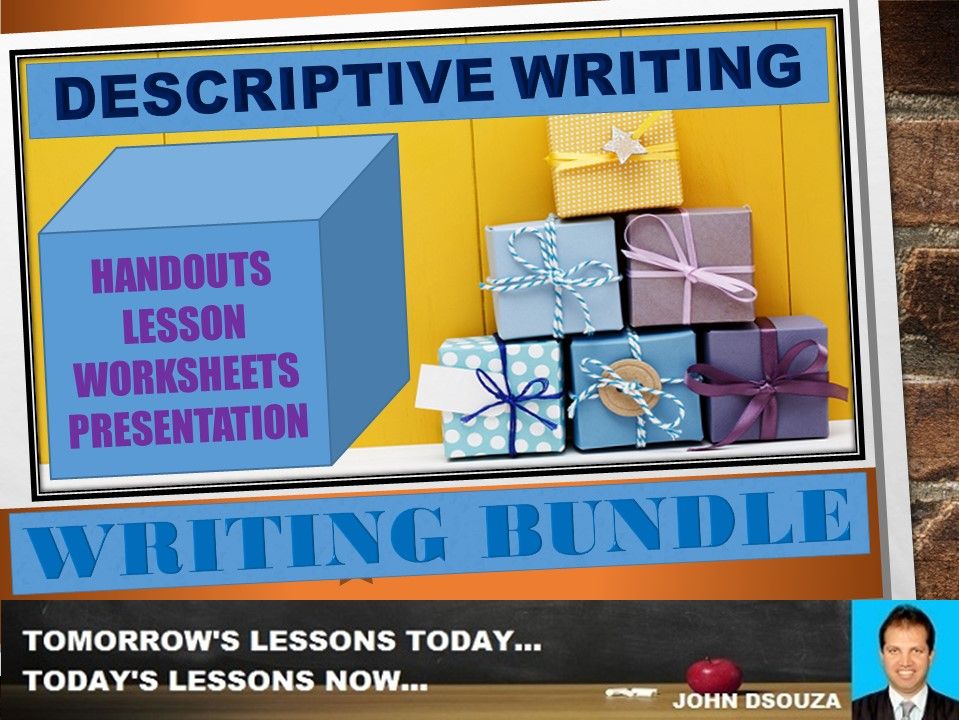 DESCRIPTIVE WRITING: BUNDLE | Teaching Resources