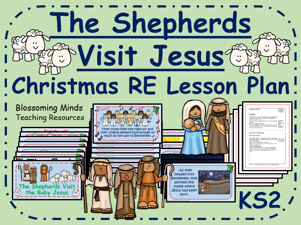 KS2 Christmas RE Lesson - The shepherds visit Jesus | Teaching Resources
