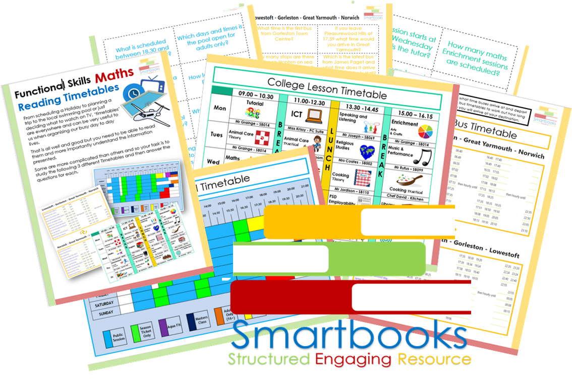 Functional Skills - Maths - Reading Timetables | Teaching Resources
