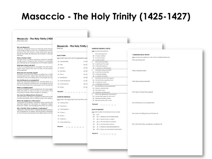 Masaccio - The Holy Trinity (1425-1427) | Teaching Resources