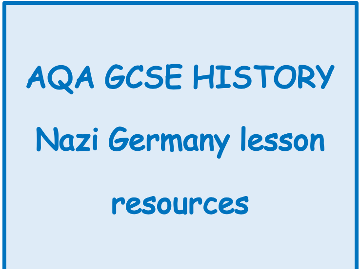 AQA GCSE History Nazi religious policies | Teaching Resources