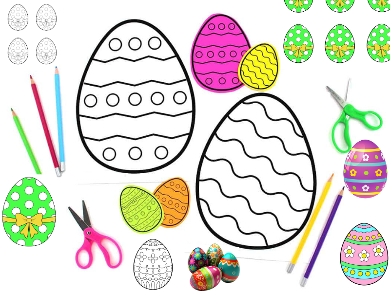 Printable Easter Egg Templates – Creative Designs for Festive Fun ...