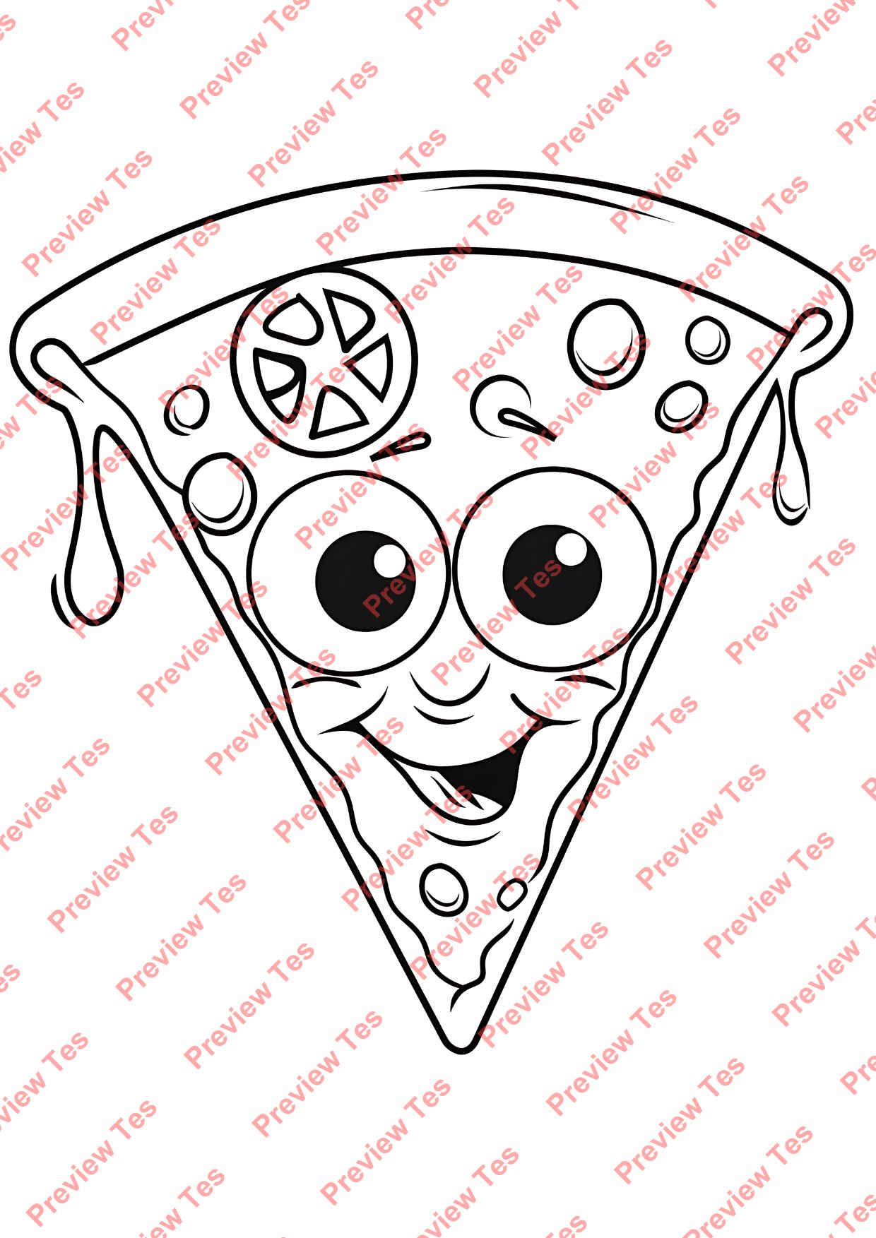 Pizza Colouring Pages | Fun Food Themed Art Activities for Early Years ...