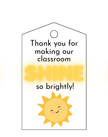End of Year Gift Tag | Teaching Resources