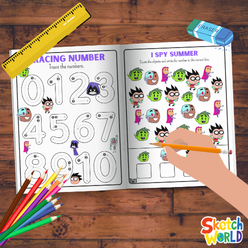 Superhero-Themed Printable Worksheets – Tracing, Mazes, ABCs, Numbers ...