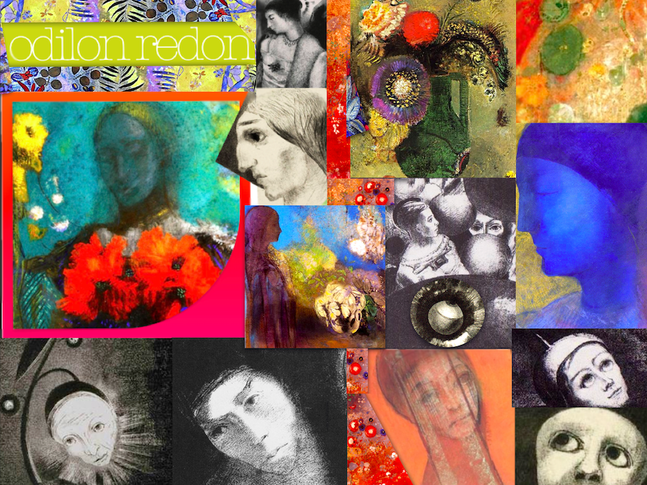 Odilon Redon Art History Symbolism Lithograph Pastel Oil - 188 Slides ...